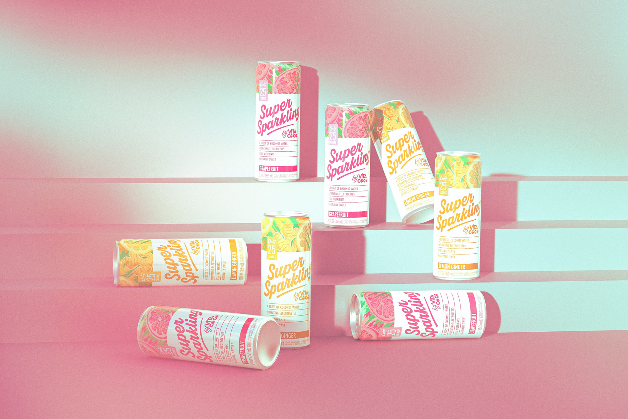 Super Sparkling Packaging Design by Nessen Company